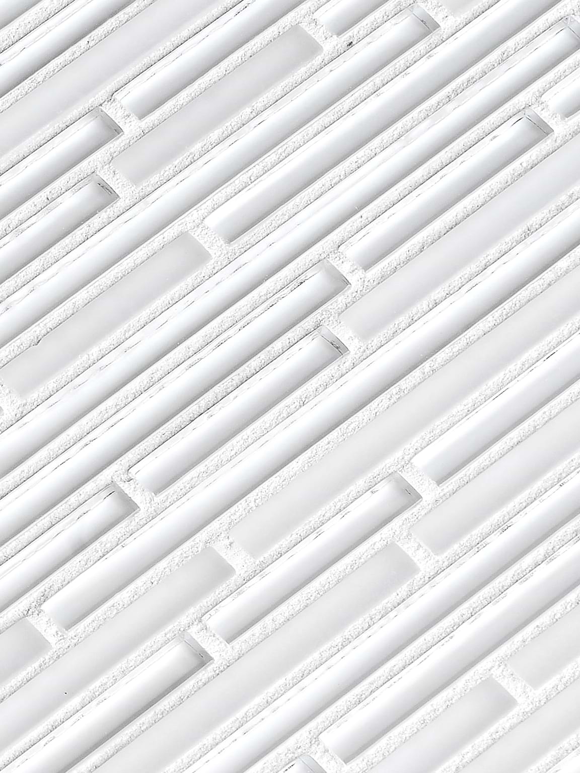 MODERN WHITE Backsplash Tile | Glass Modern Backsplash Tile