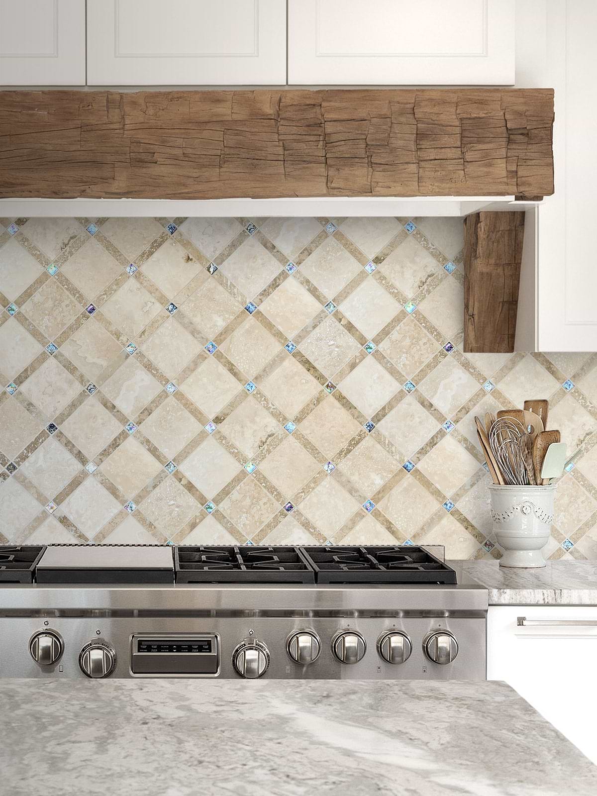 29+ ( Ivory Travertine ) Backsplash Tile Ideas - Natural Design Style!