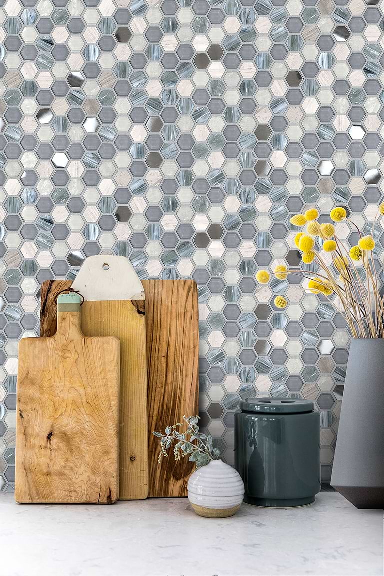37+ Backsplash for Blue Cabinets ( STYLISH ) - Tiles for Blue Cabinetry