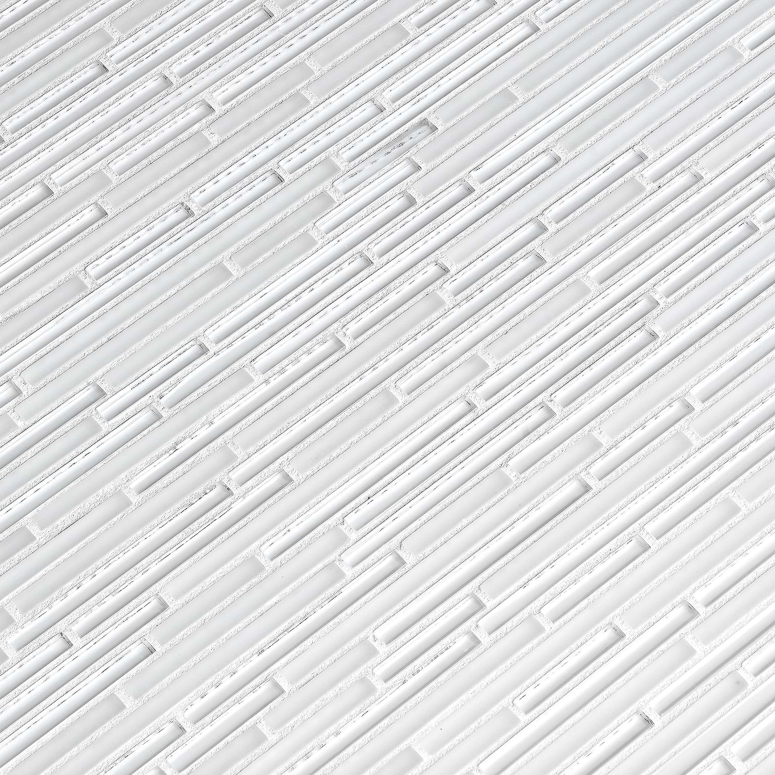 MODERN WHITE Backsplash Tile | Glass Modern Backsplash Tile