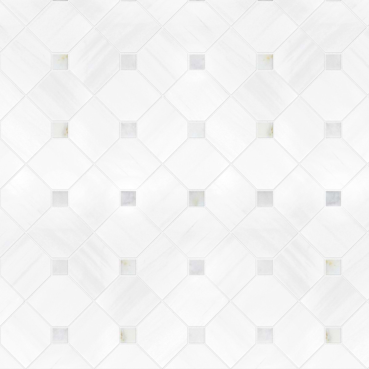White Gray Dot Marble Mosaic Backsplash Tile
