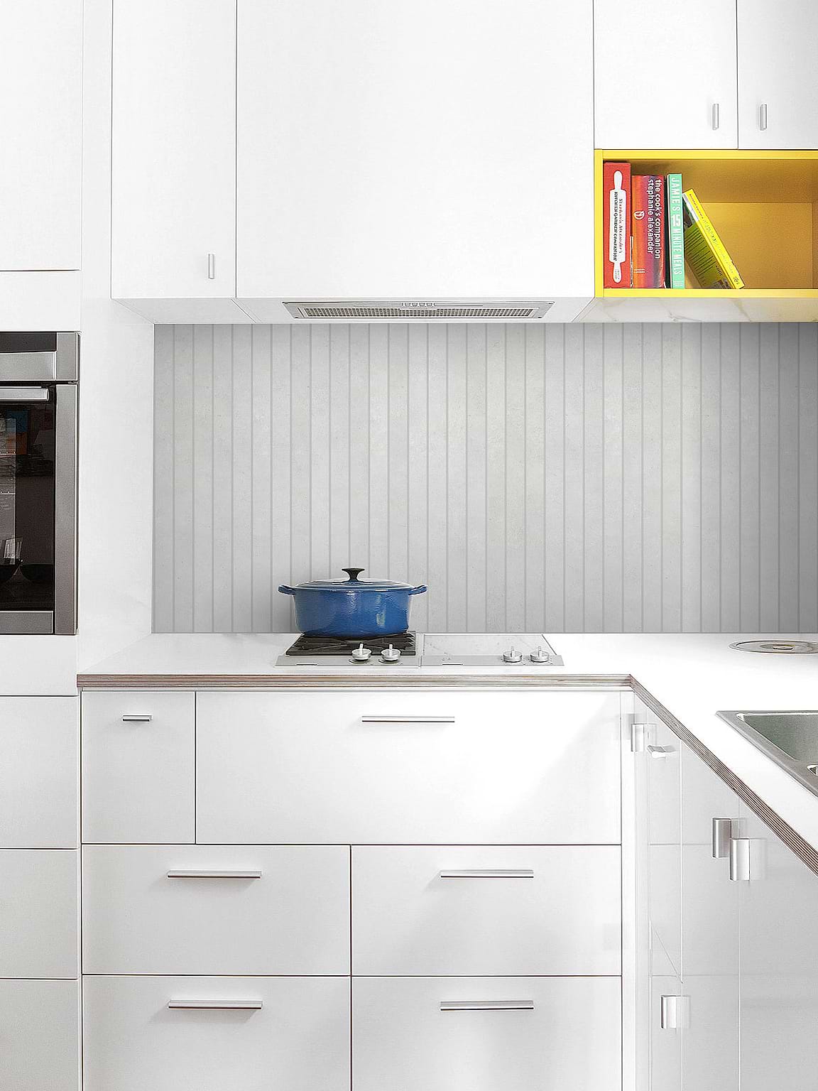 Modern Long Light Gray Porcelain Mosaic Tile ( Modern Look )