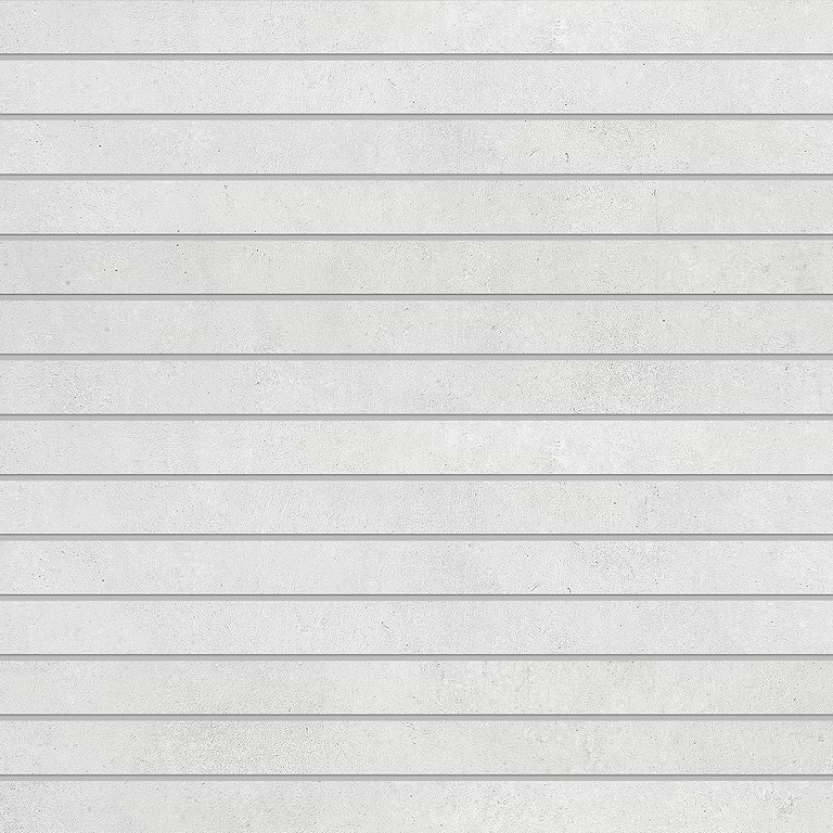 Modern Long Light Gray Porcelain Mosaic Tile ( Modern Look )