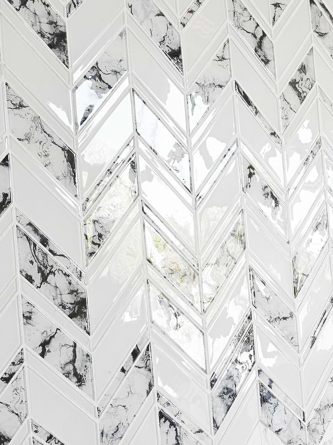 30+ Modern Black and White Backsplash ( SLEEK & MODERN ) - Tiles