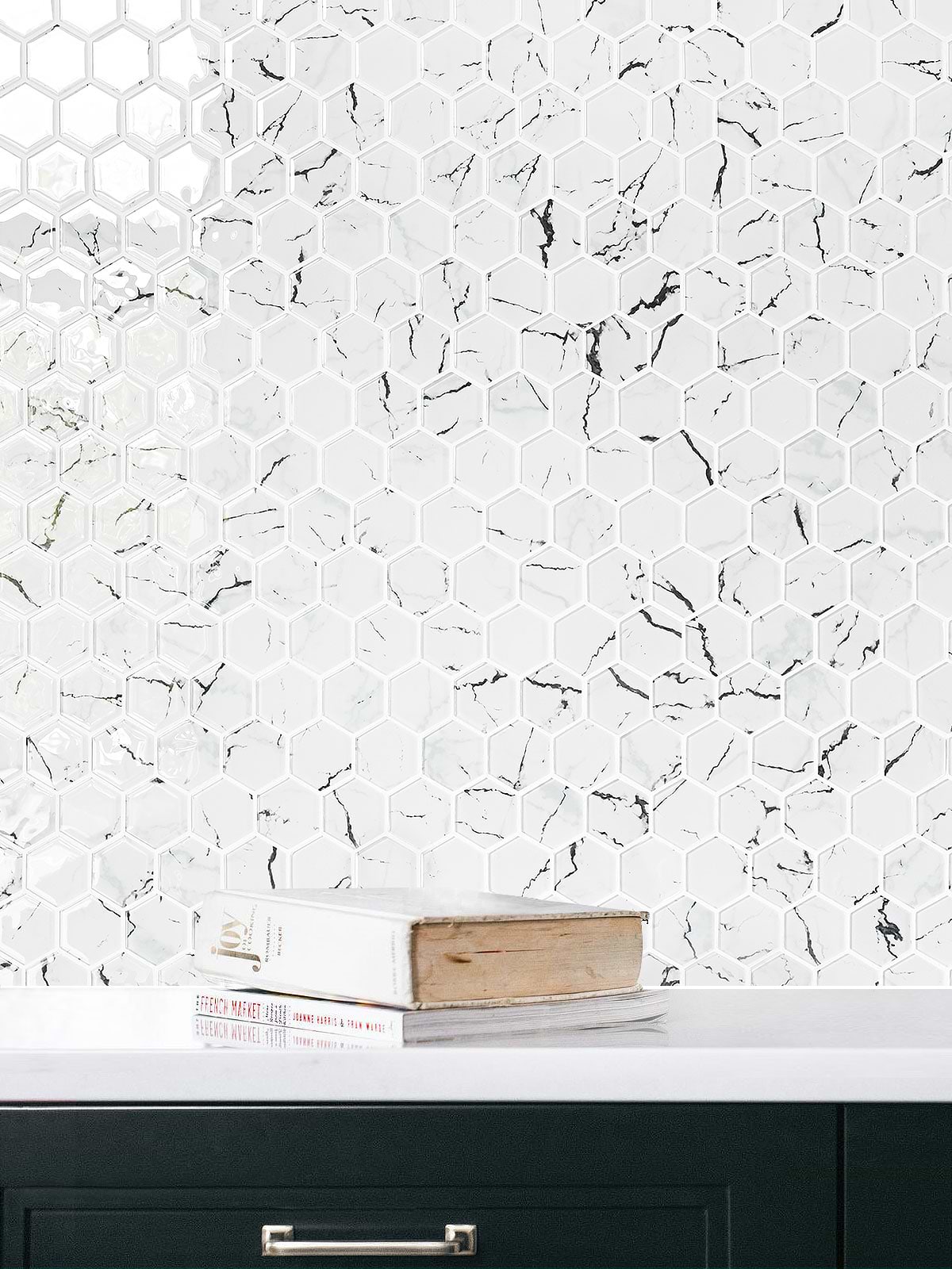 30+ Modern Black and White Backsplash ( SLEEK & MODERN ) - Tiles