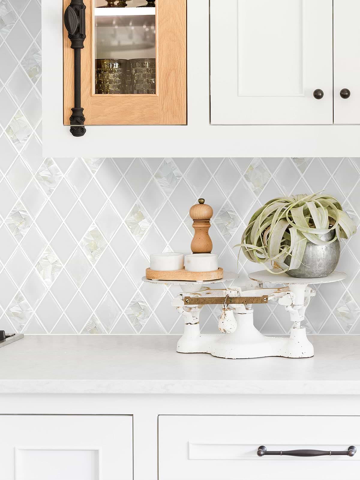 10+ Diamond Mosaic Tile Backsplash ( EYE-CATCHING ) - Tiles