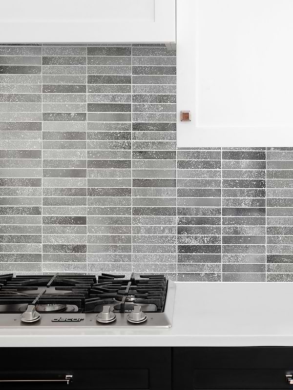 Modern Gray Metallic Backsplash Tile - BA6205
