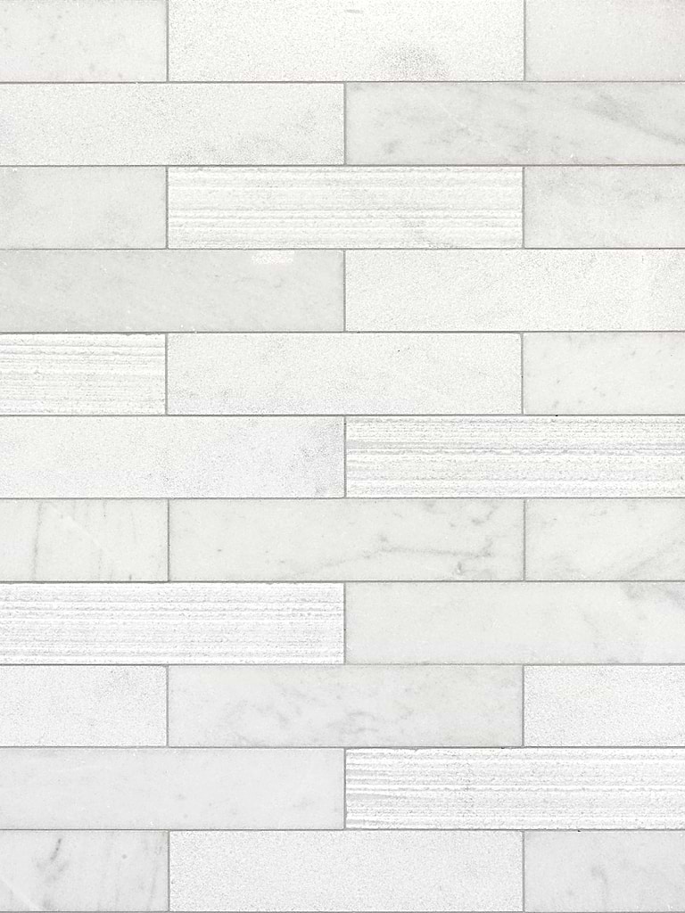Large White Marble Subway Backsplash Tile - BA8035