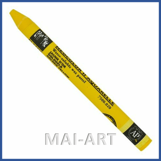 Neocolor II - Golden Yellow - 7500.020 Caran D'Ache Neocolor II | מאי ארט