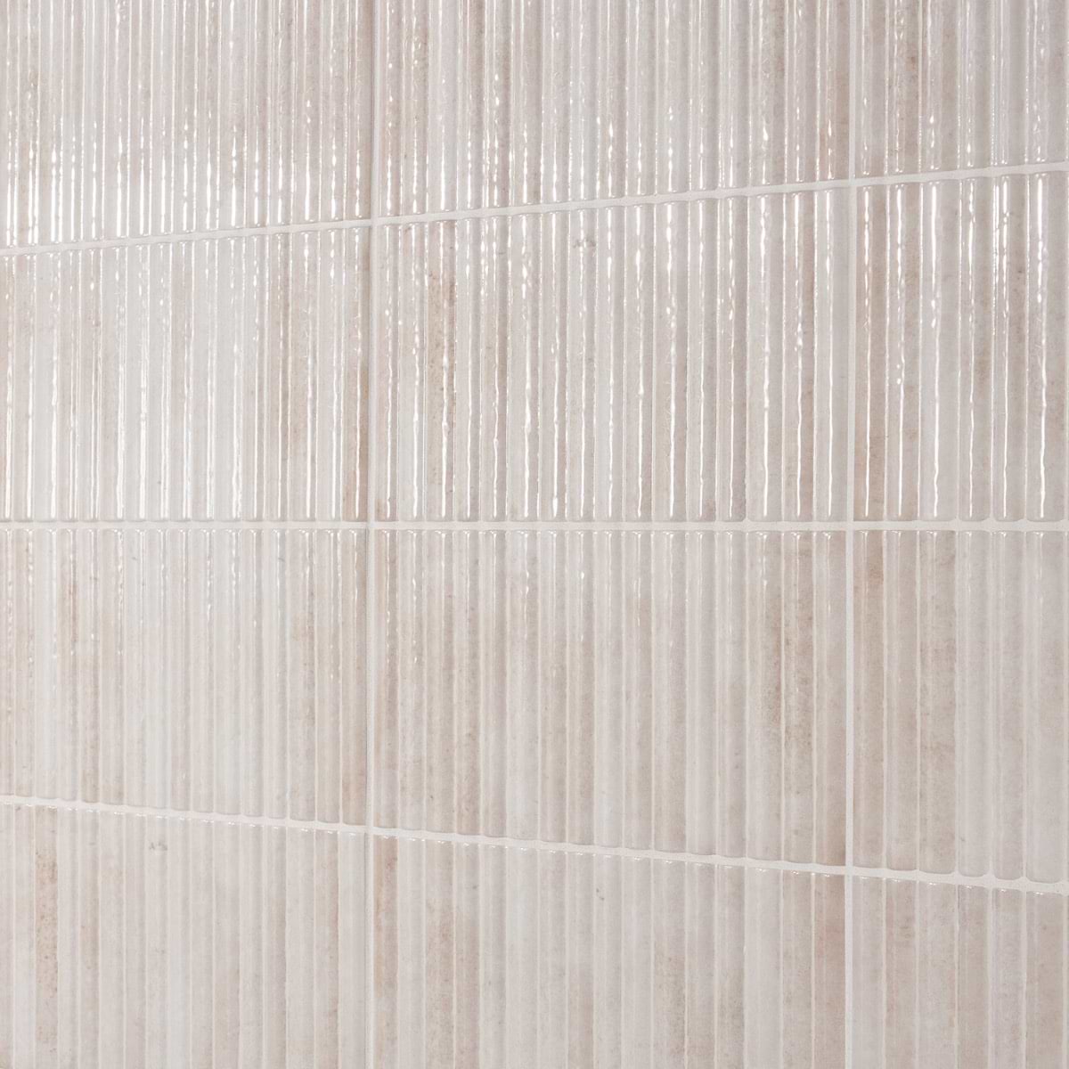 Shop Bryn Fluted White 6x12 3D | SohoStudioCorp.com