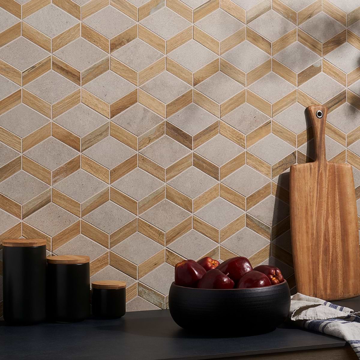 diamond tiles bathroom