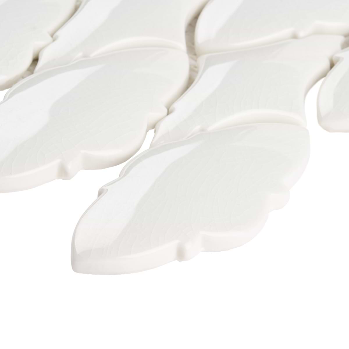 Shop Baroque Glass Ornate Blanco | SohoStudioCorp.com