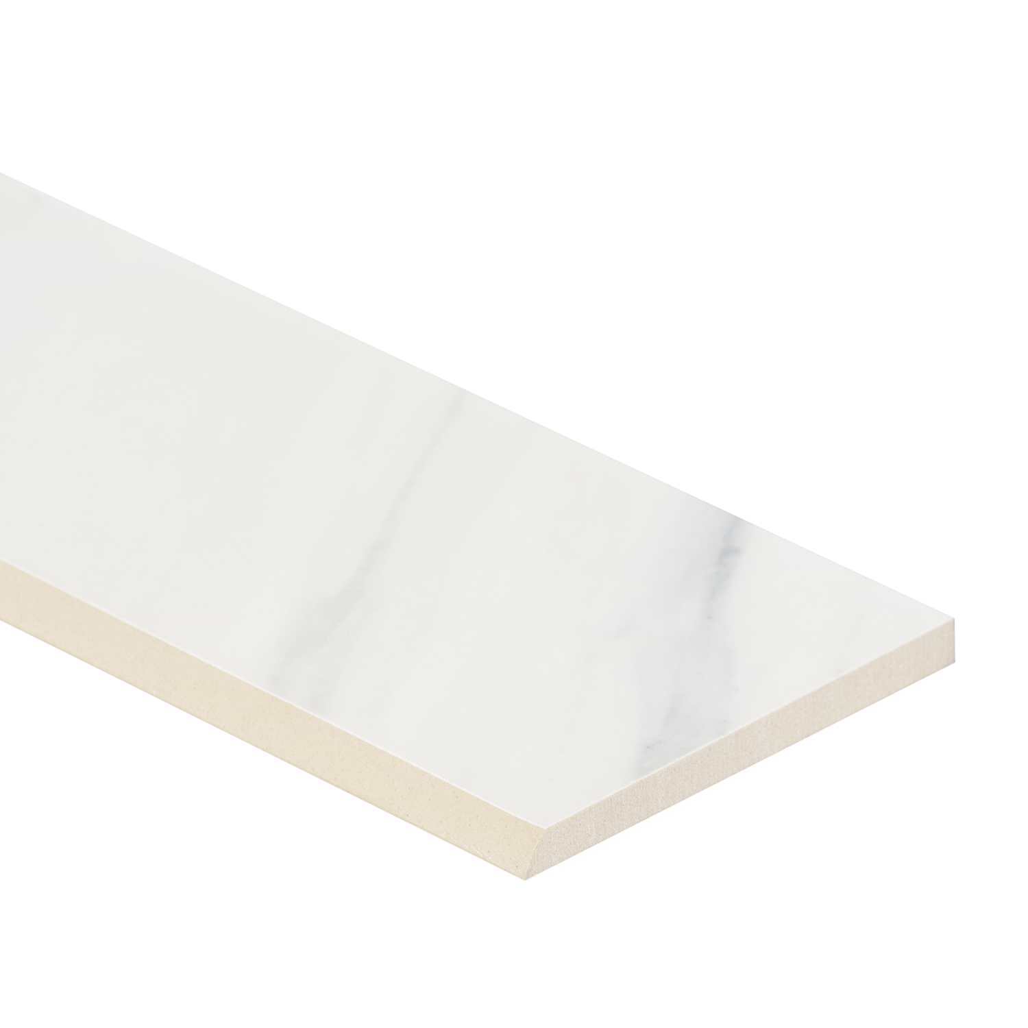 Shop Calacatta Azul 3x24 Matte Bullnose | SohoStudioCorp.com