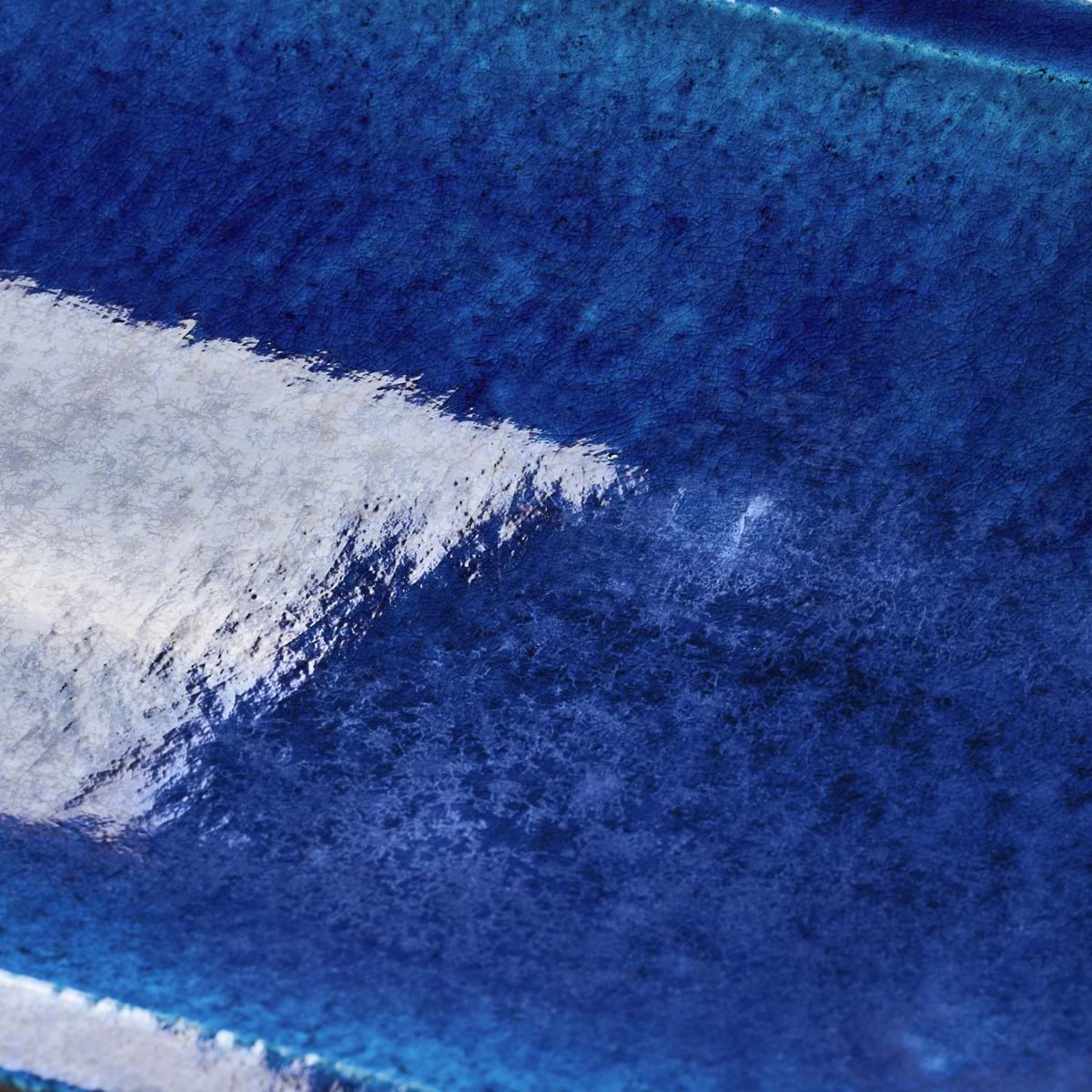 Bahari Fluted Adriatic Blue 6x36 3D Glossy Lava Stone Tile ...
