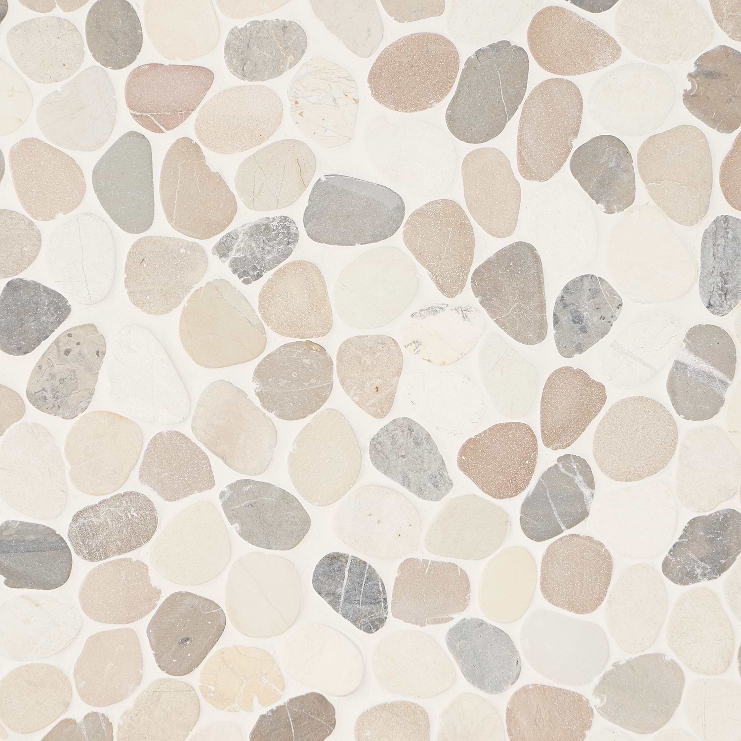 Shop Pebblestone Lombok Sliced Round Natural Stone | SohoStudioCorp.com