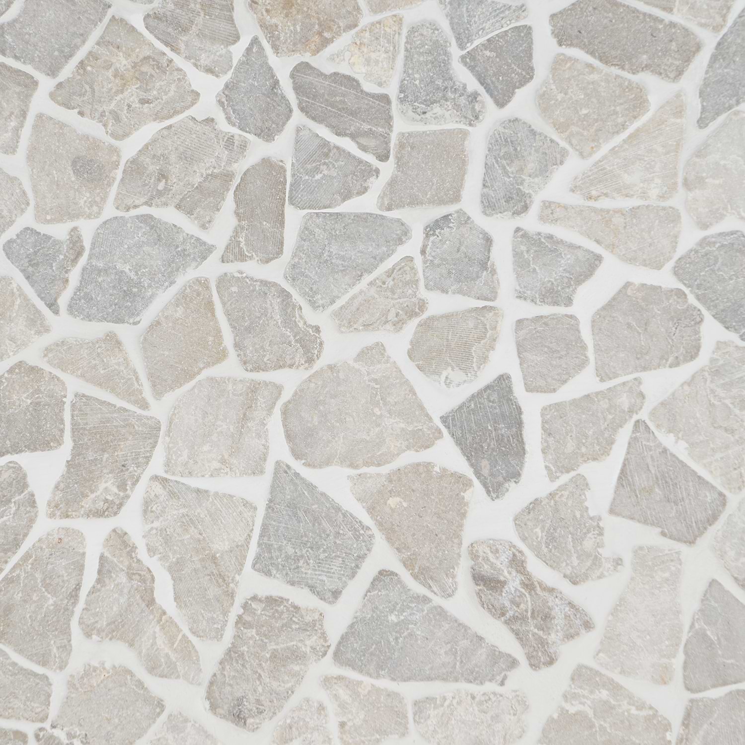 Shop Pebblestone Prambanan Grey Tumbled Natural Stone | SohoStudioCorp.com