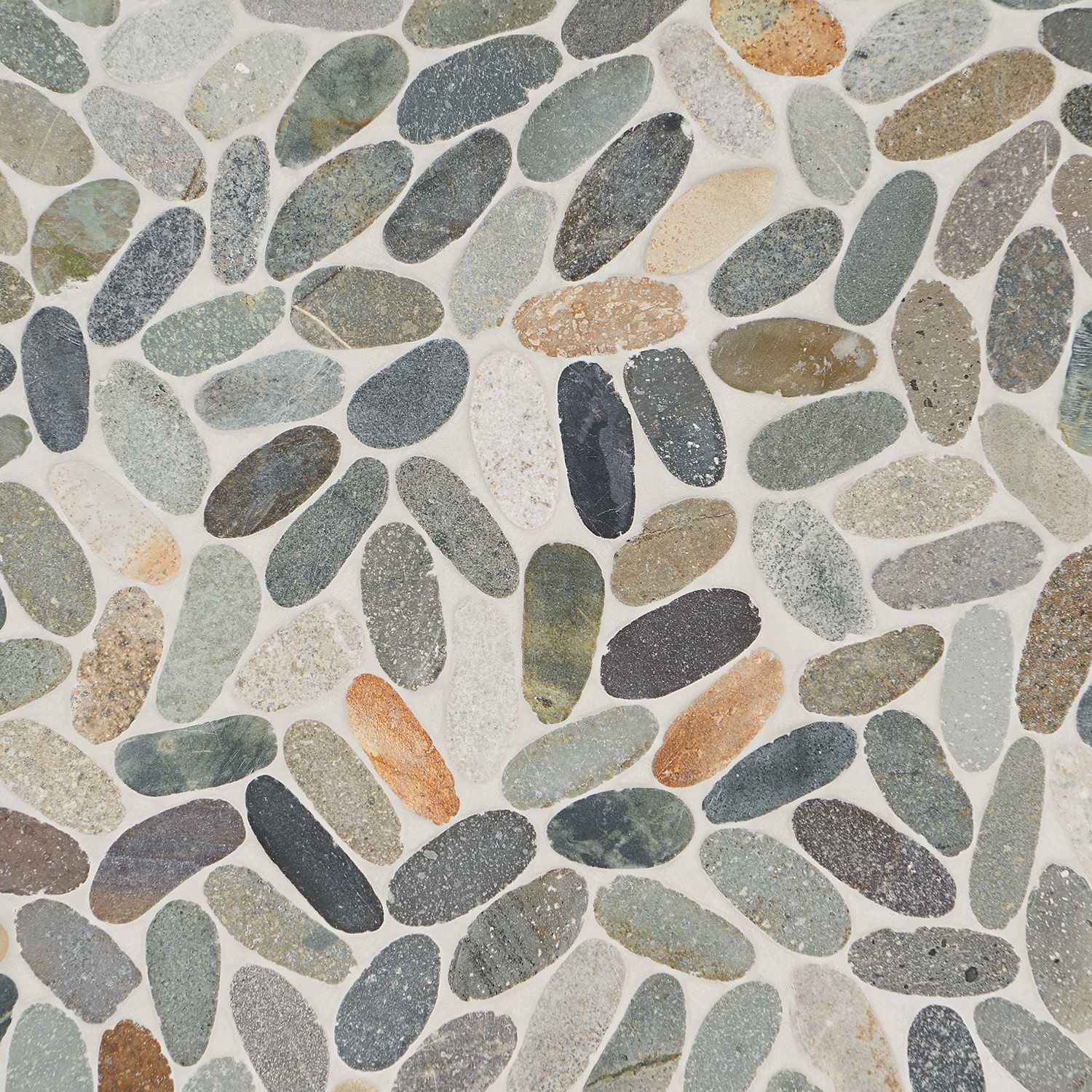 Shop Pebblestone Sumatra Sliced Flat Oval Natural Stone ...