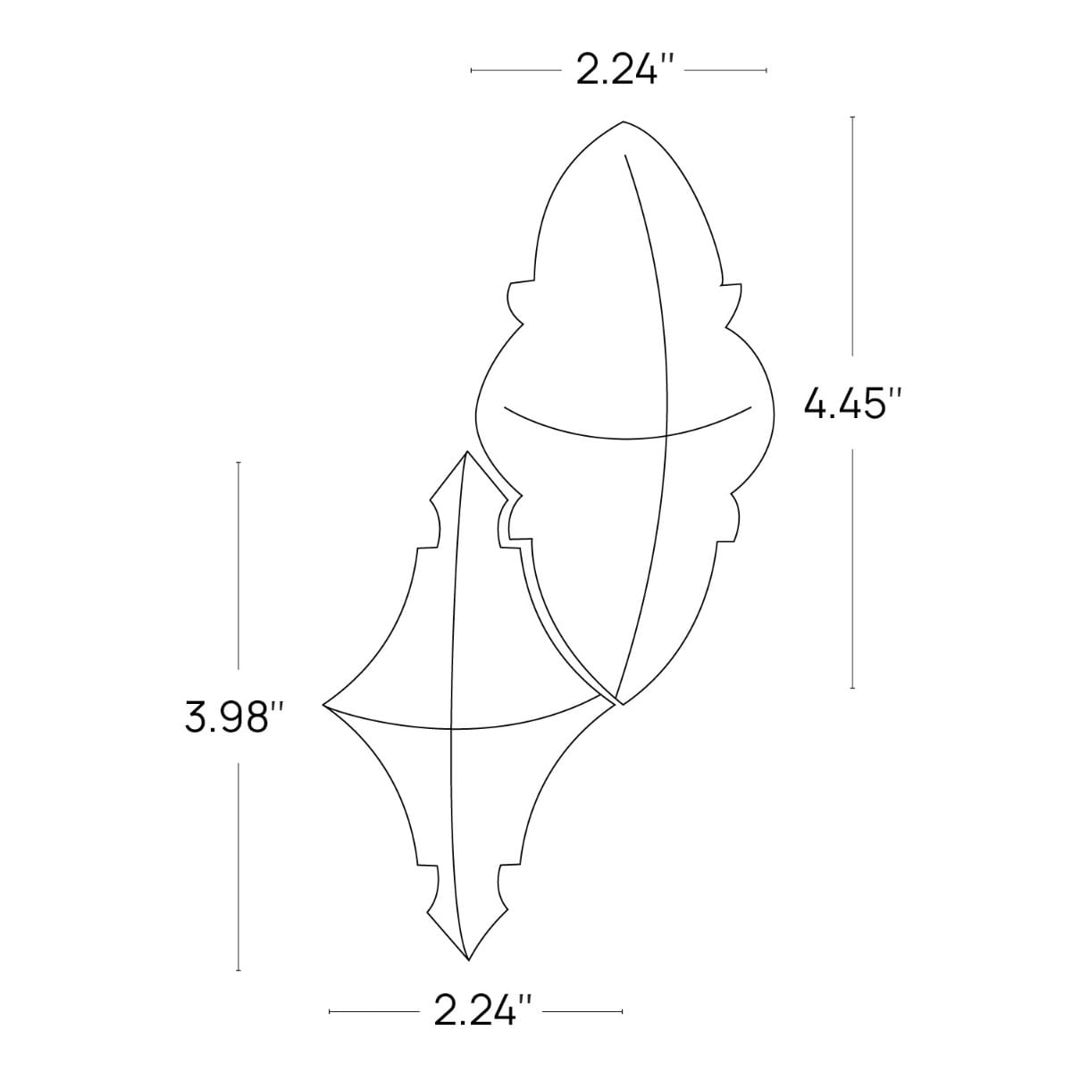 Shop Baroque Glass Ornate Blanco | SohoStudioCorp.com