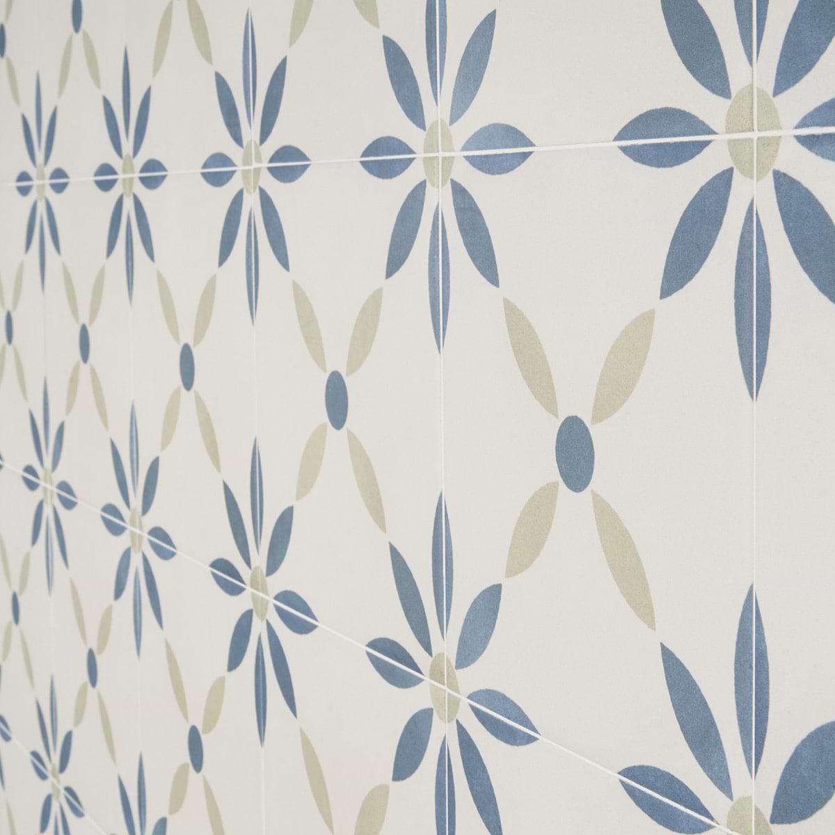 Shop Dhar White Flower 9x9 | SohoStudioCorp.com