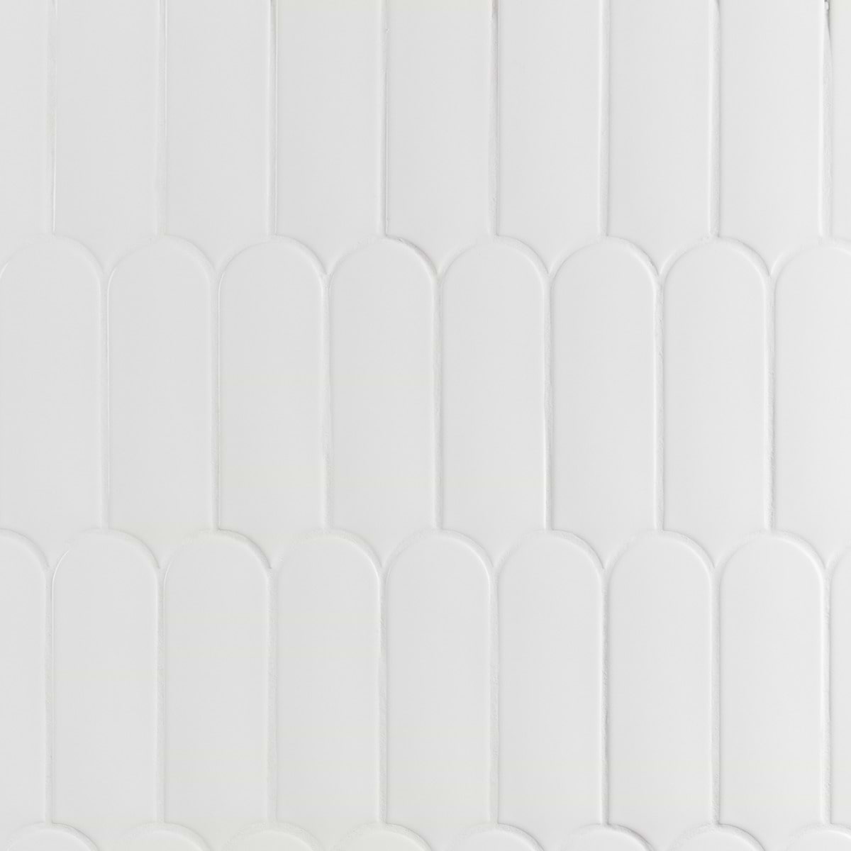 Shop Fan White 3x8 Polished | SohoStudioCorp.com