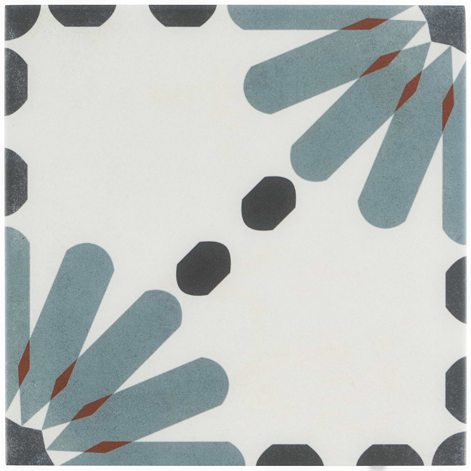 Shop Dhar Daisy Blue 9x9 | SohoStudioCorp.com