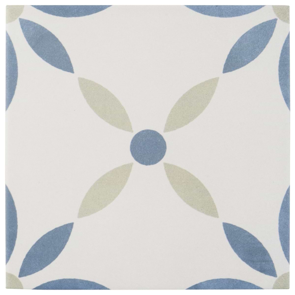 Shop Dhar White Flower 9x9 | SohoStudioCorp.com