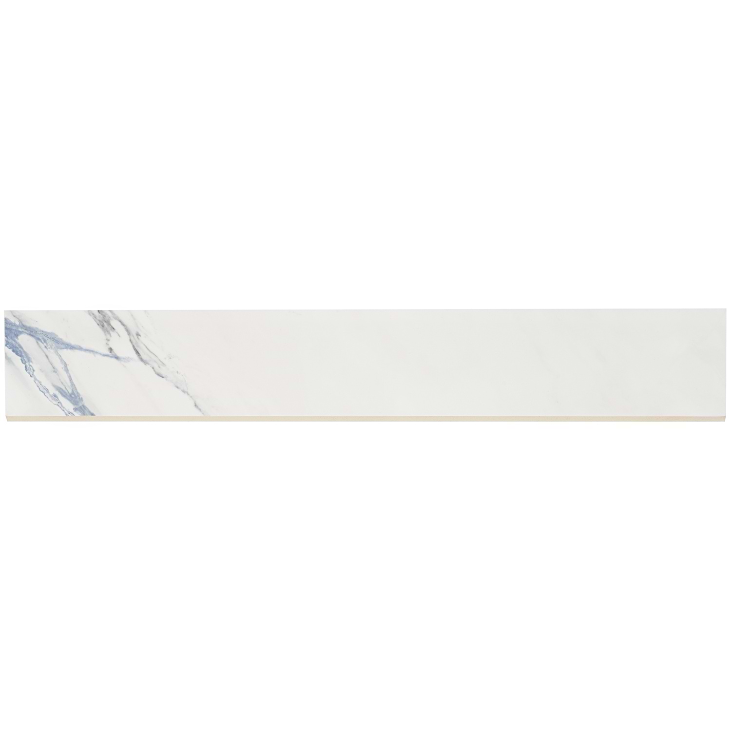 Shop Calacatta Azul 3x24 Matte Bullnose | SohoStudioCorp.com