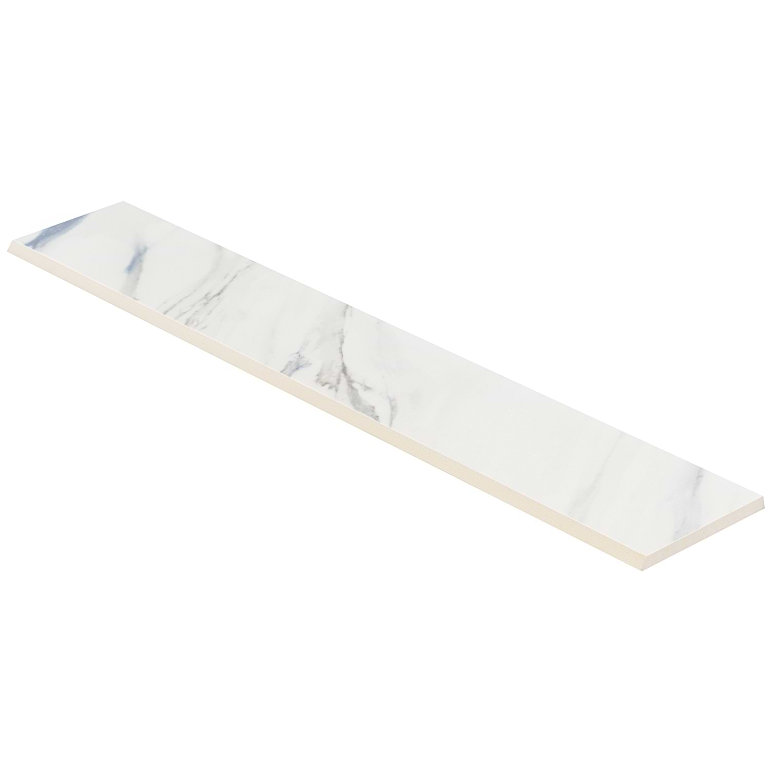 Shop Calacatta Azul 3x24 Matte Bullnose | SohoStudioCorp.com