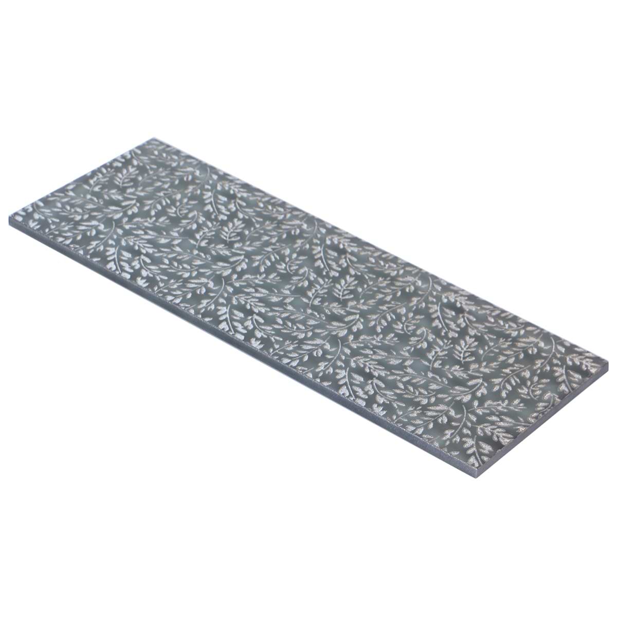 Shop Sample-Araminta Flowers Sterling 6x16 Frosted Glass at ...