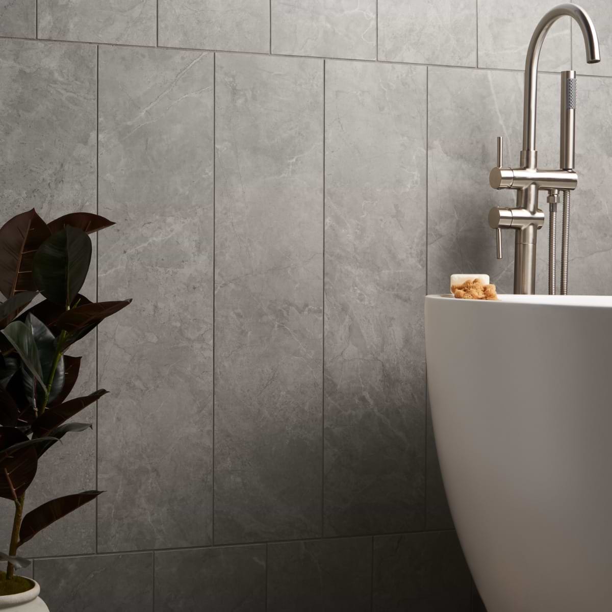 Shop Ateno Fossil Gray 9x36 Matte Porcelain Tile at sohostudiocorp.com