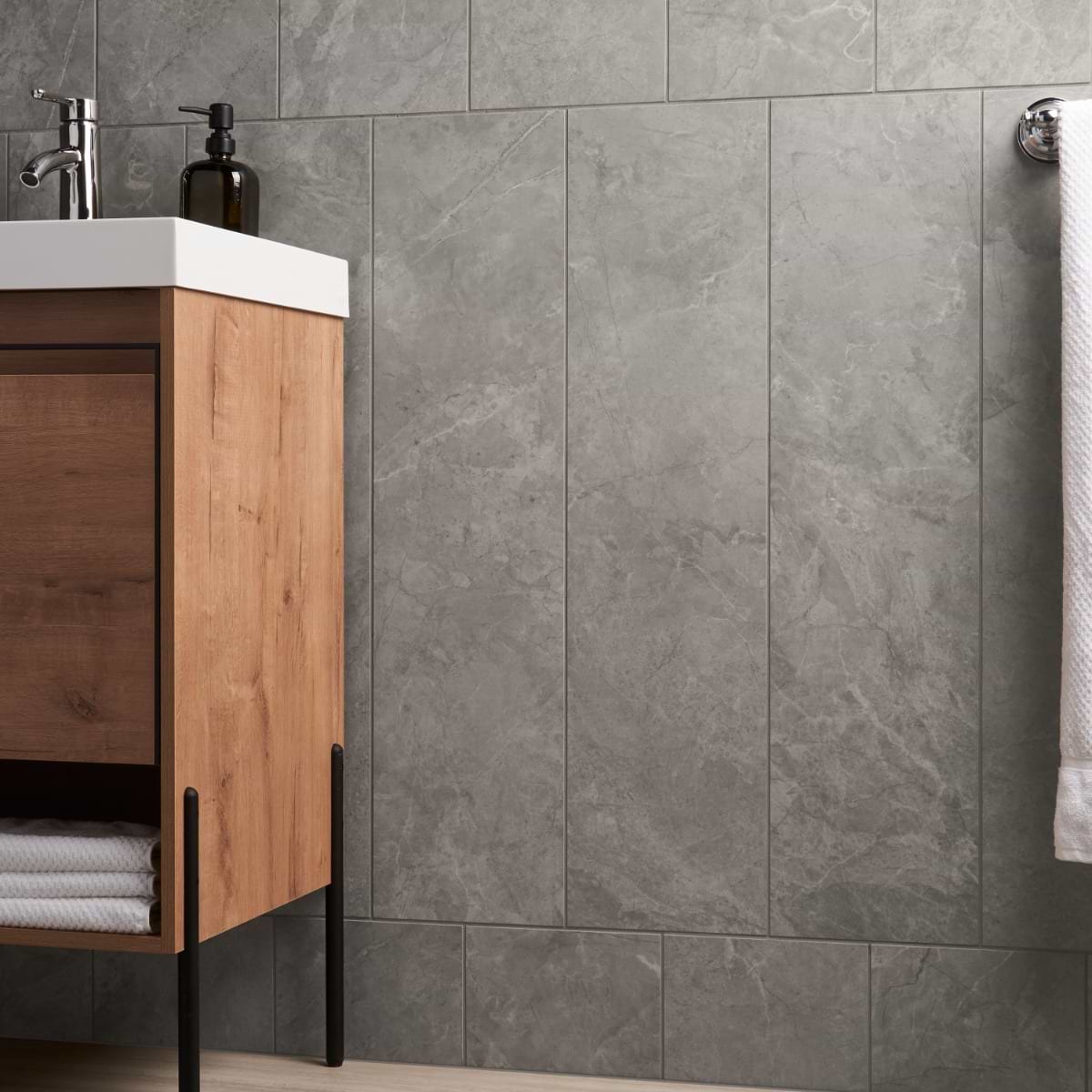 Shop Ateno Fossil Gray 9x36 Matte Porcelain Tile at sohostudiocorp.com