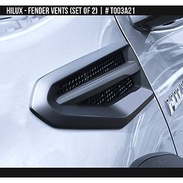 Toyota Hilux 2017-2023 Fender Vents - Air Design México