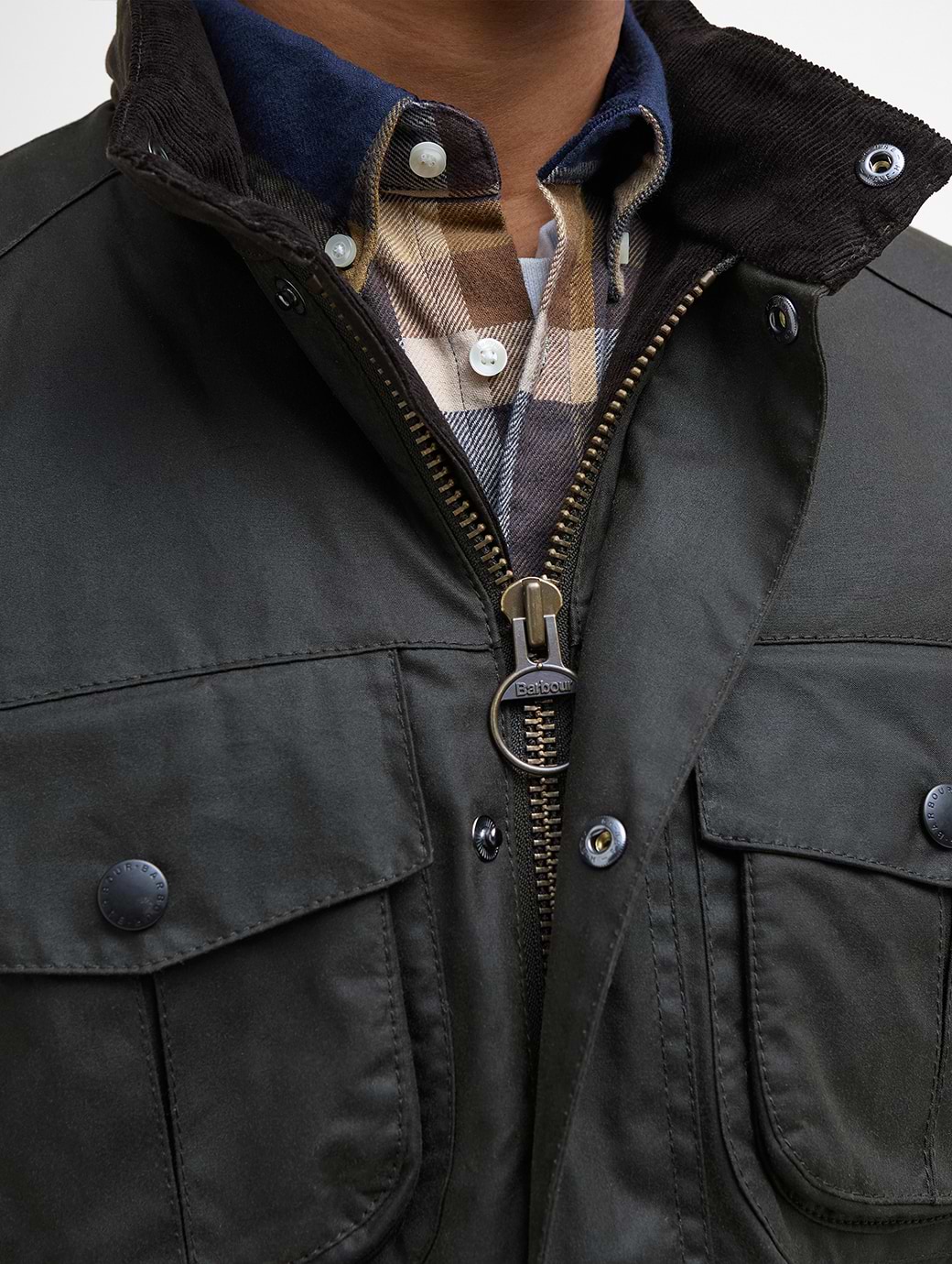 Barbour Men's Corbridge Wax Jacket Olive