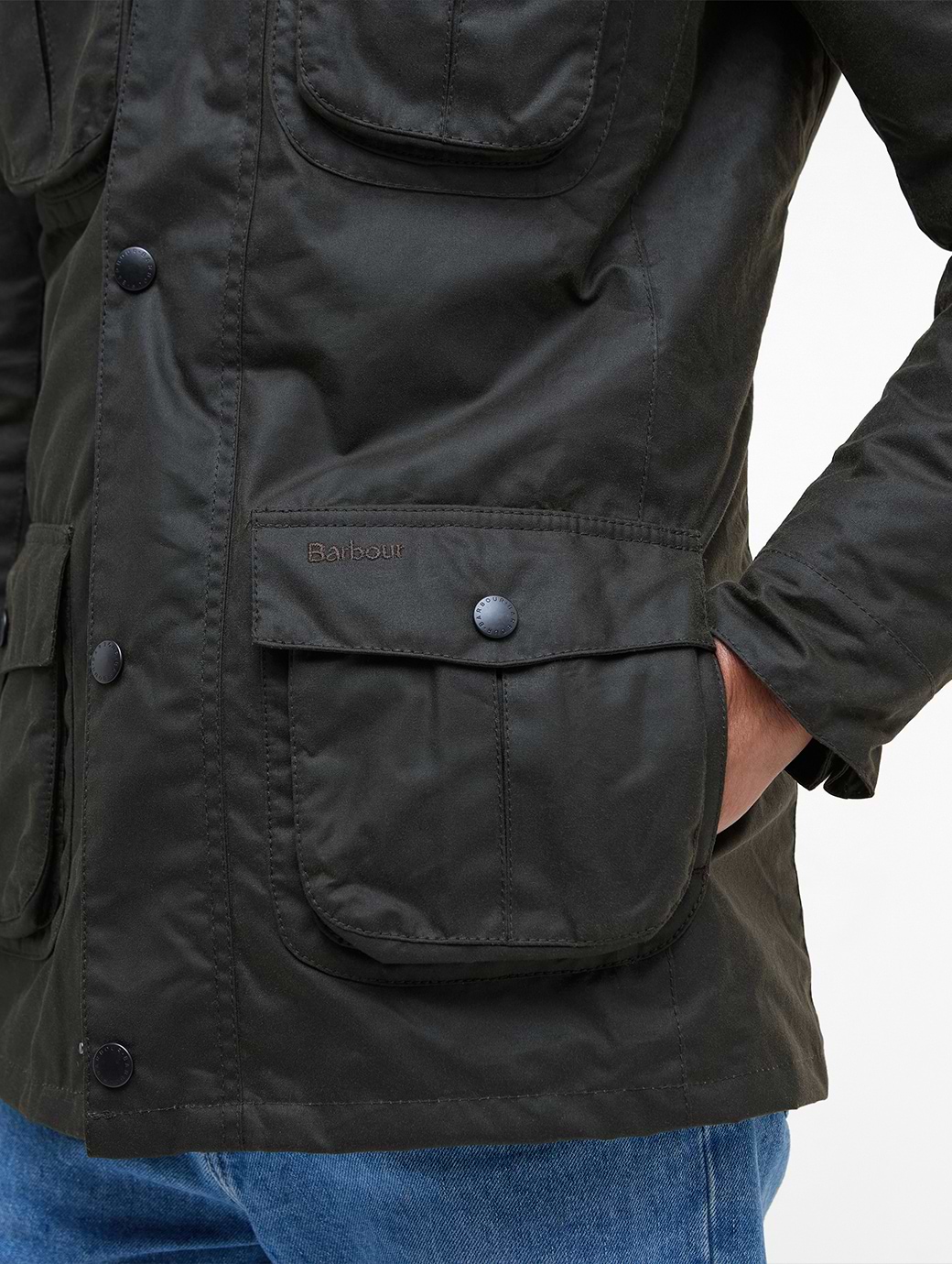 Barbour Men's Corbridge Wax Jacket Olive