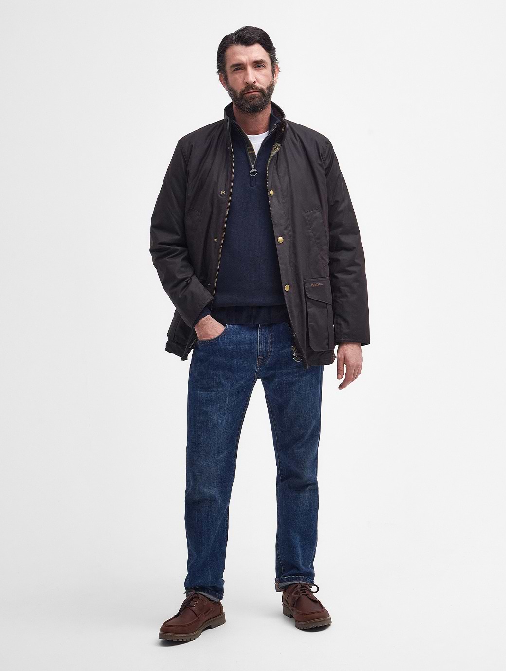 Barbour Men's Hereford Wax Jacket Rustic