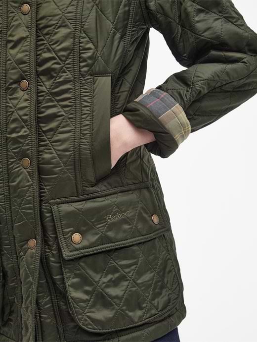 Barbour Beadnell Polarquilt Jacket Olive