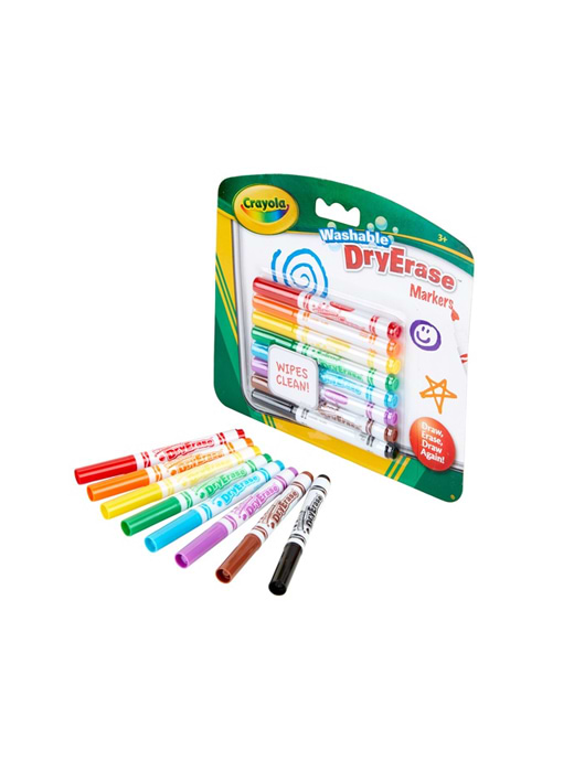 Washable dry erase markers store