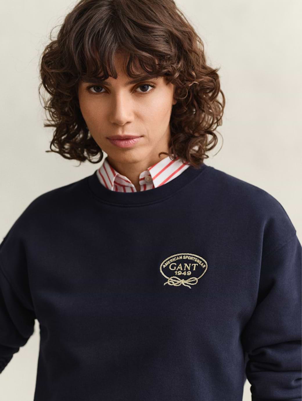 Gant Women's Rope Graphic C-Neck Sweat