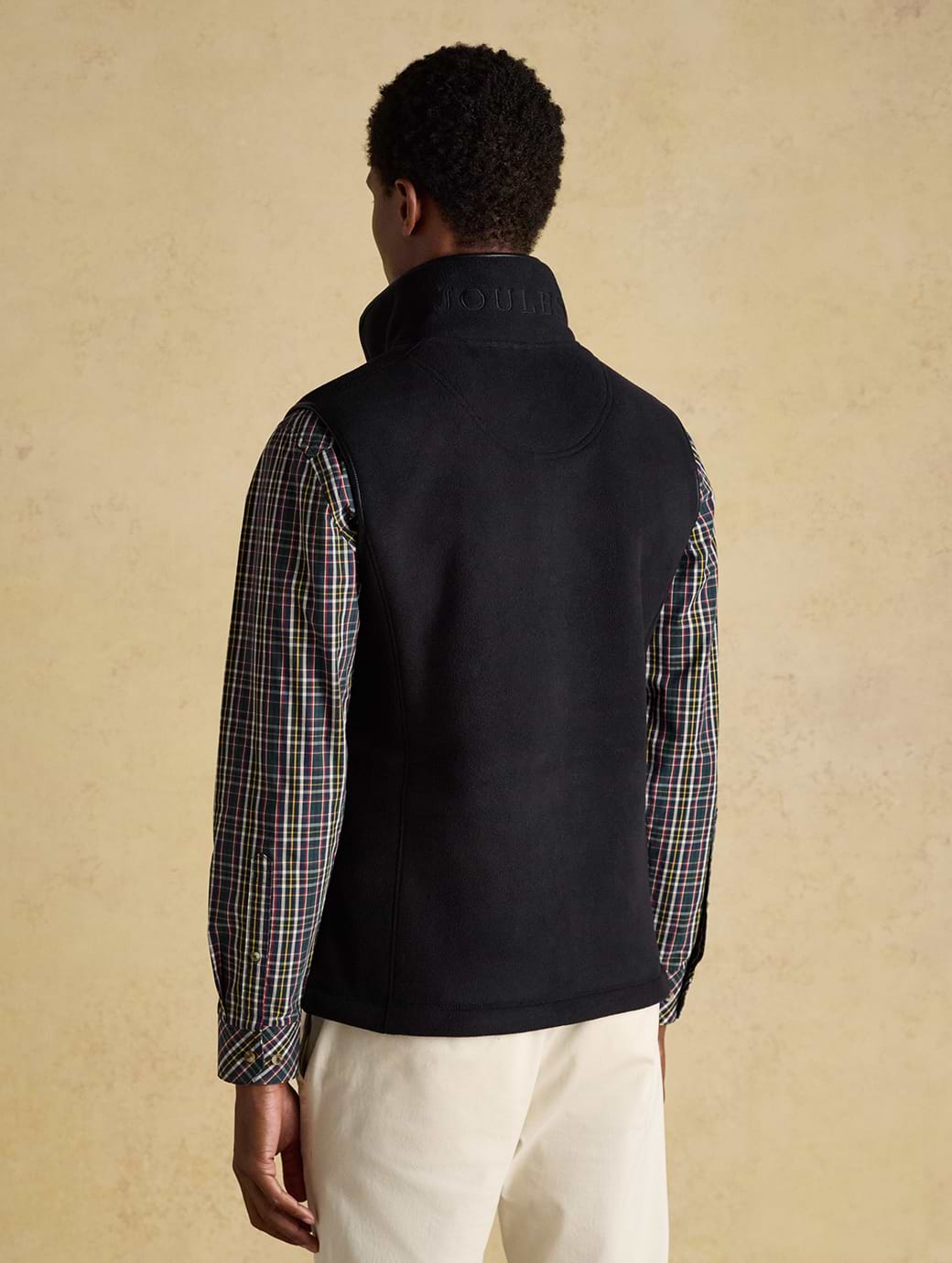Joules Men's Heritage Fleece Gilet Black