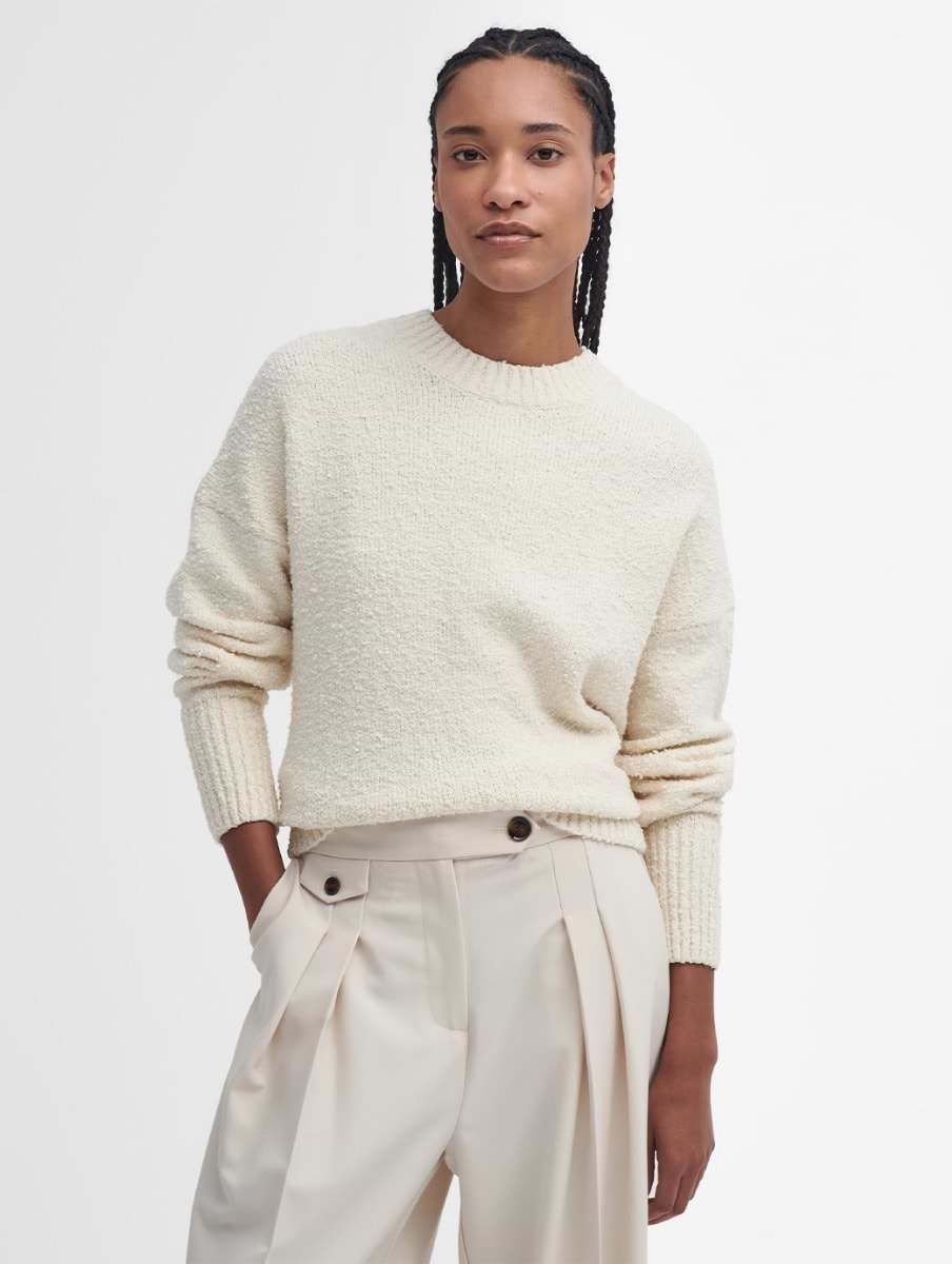 Barbour Women's Iris Knitted Jumper Ecru
