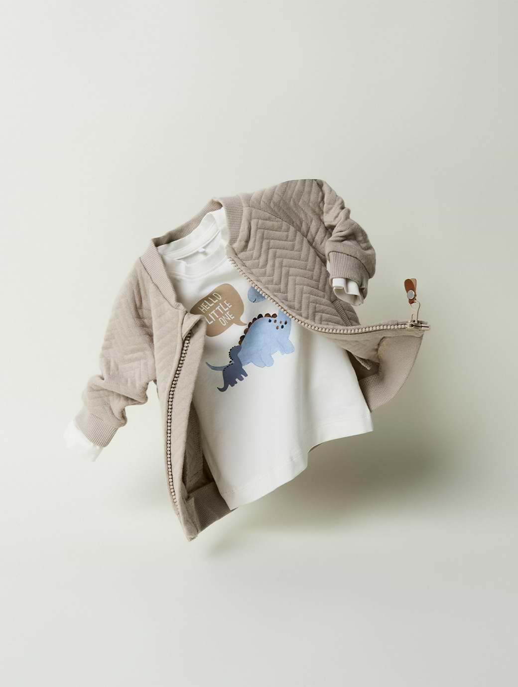 Name It Baby Boy's Nors Long Sleeve Box Top Cloud Dancer