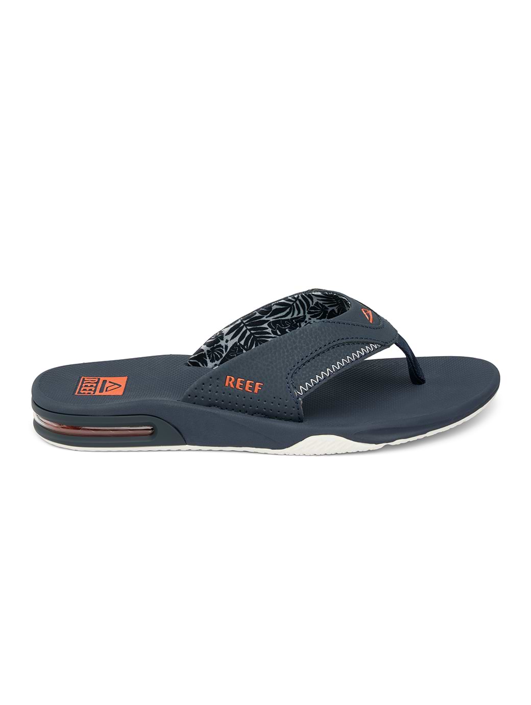 Reef Men's Fanning Sandal Navy/Orange Tropic