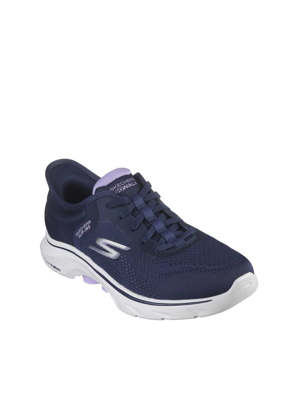 Skechers Women's GO WALK 7 - Valin Shoe Navy/Lavender