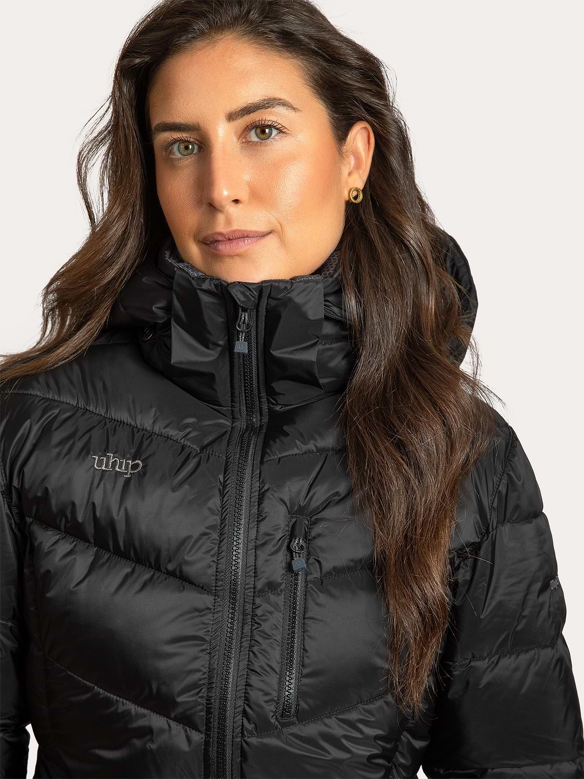 Nordic Mid Coat Jet Black - Uhip