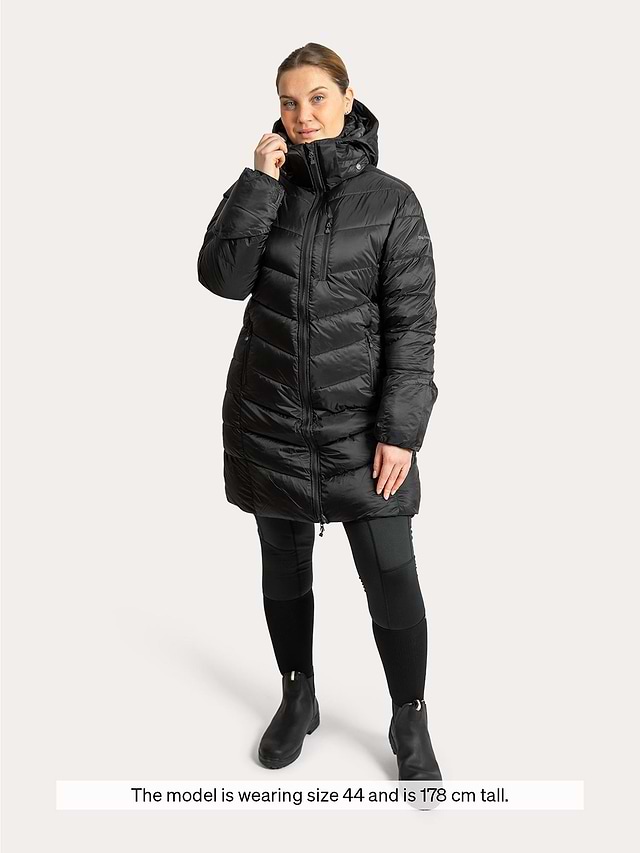 Nordic Mid Coat Jet Black - Uhip