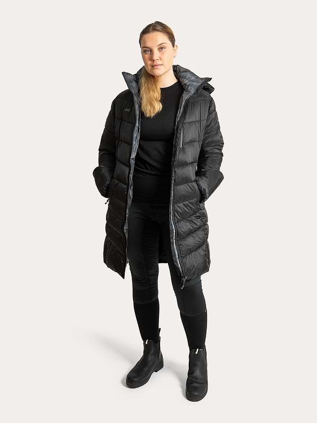 Nordic Mid Coat Jet Black - Uhip