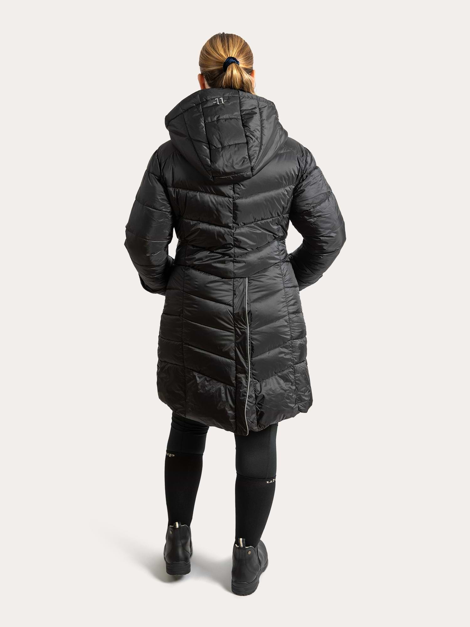 Nordic Mid Coat Jet Black - Uhip