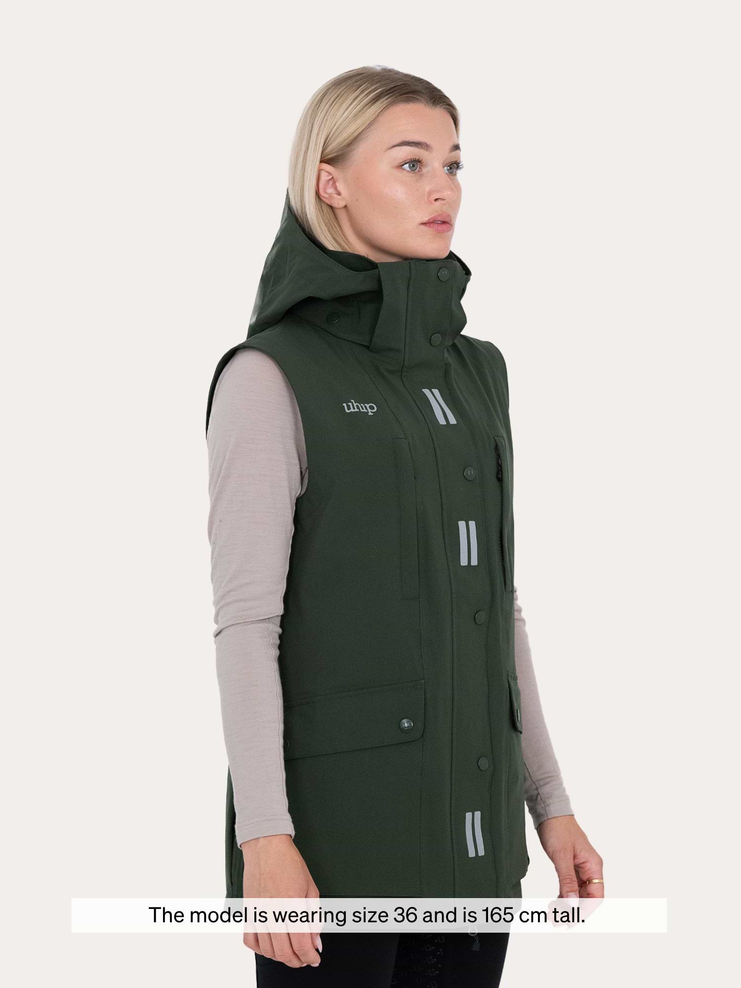 Regular Pro Dog Handler Vest - Waterproof with Back Pocket - Uhip