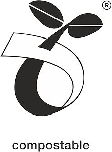 seedling logo compostable