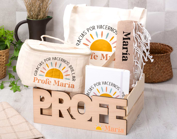 Coffret premium pour profs "Vous nous faites briller" - Made In Gift